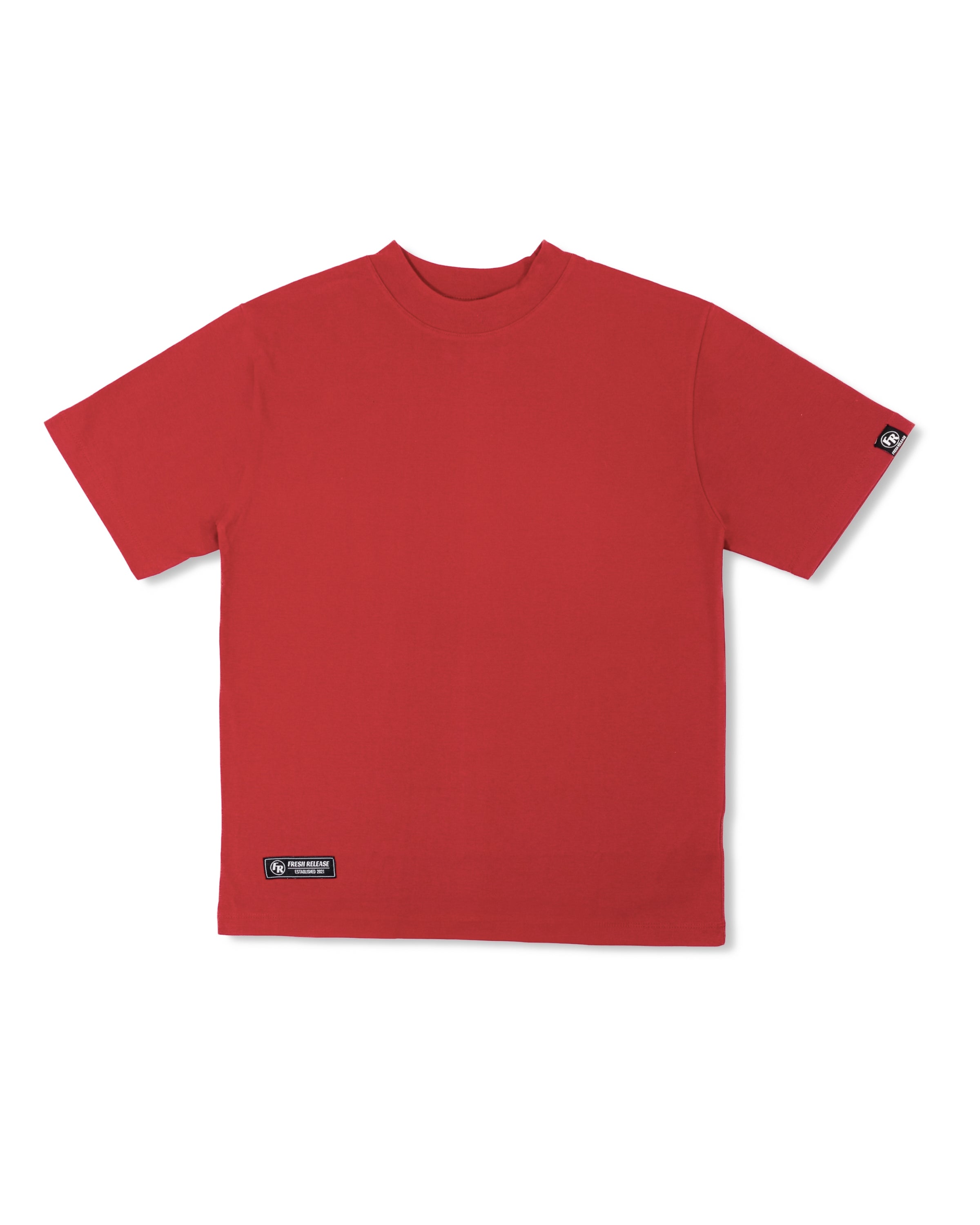 Premium Crew Neck Tee - Red – Fresh Release